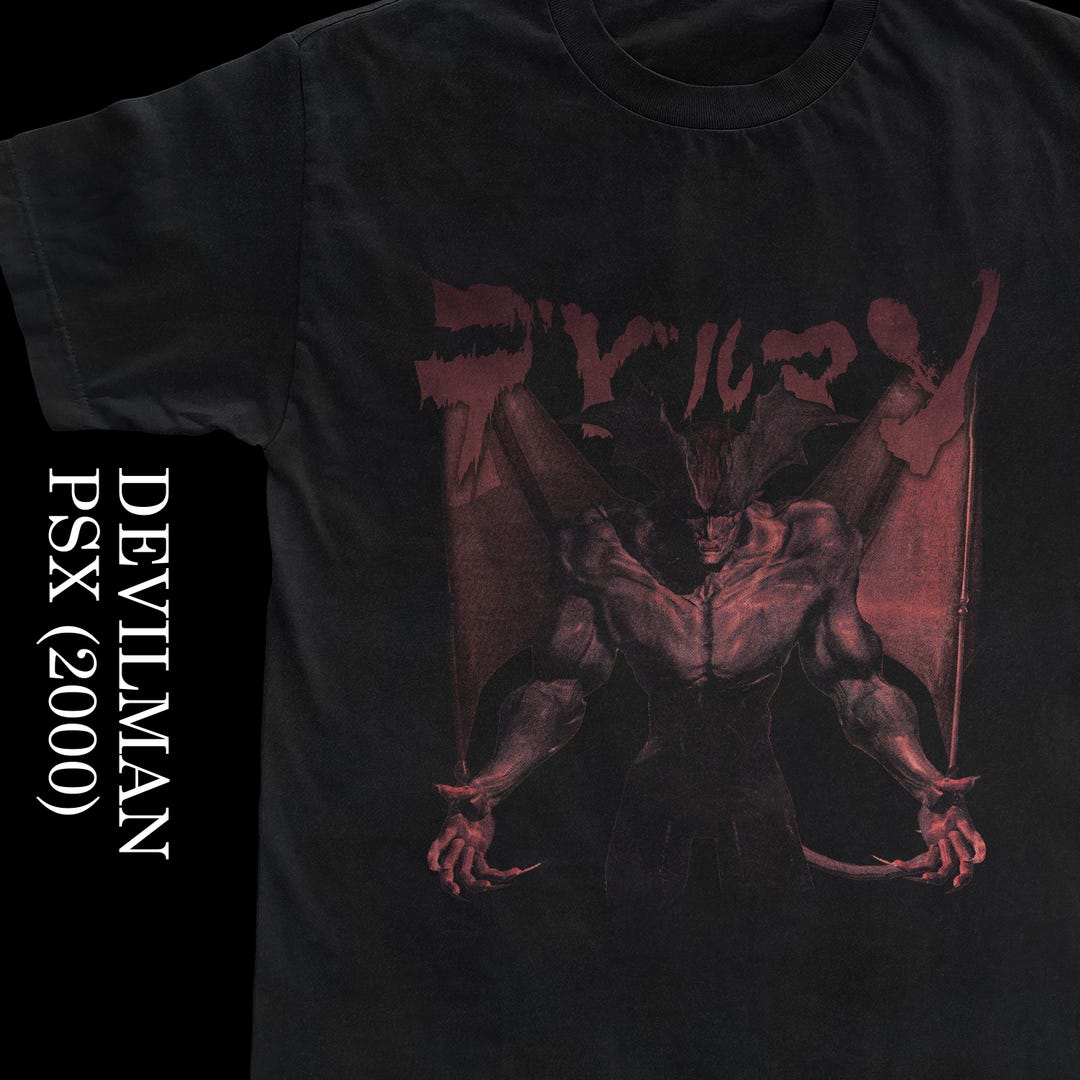 DEVILMAN PSX - Vintage Style Tshrit - Etsy