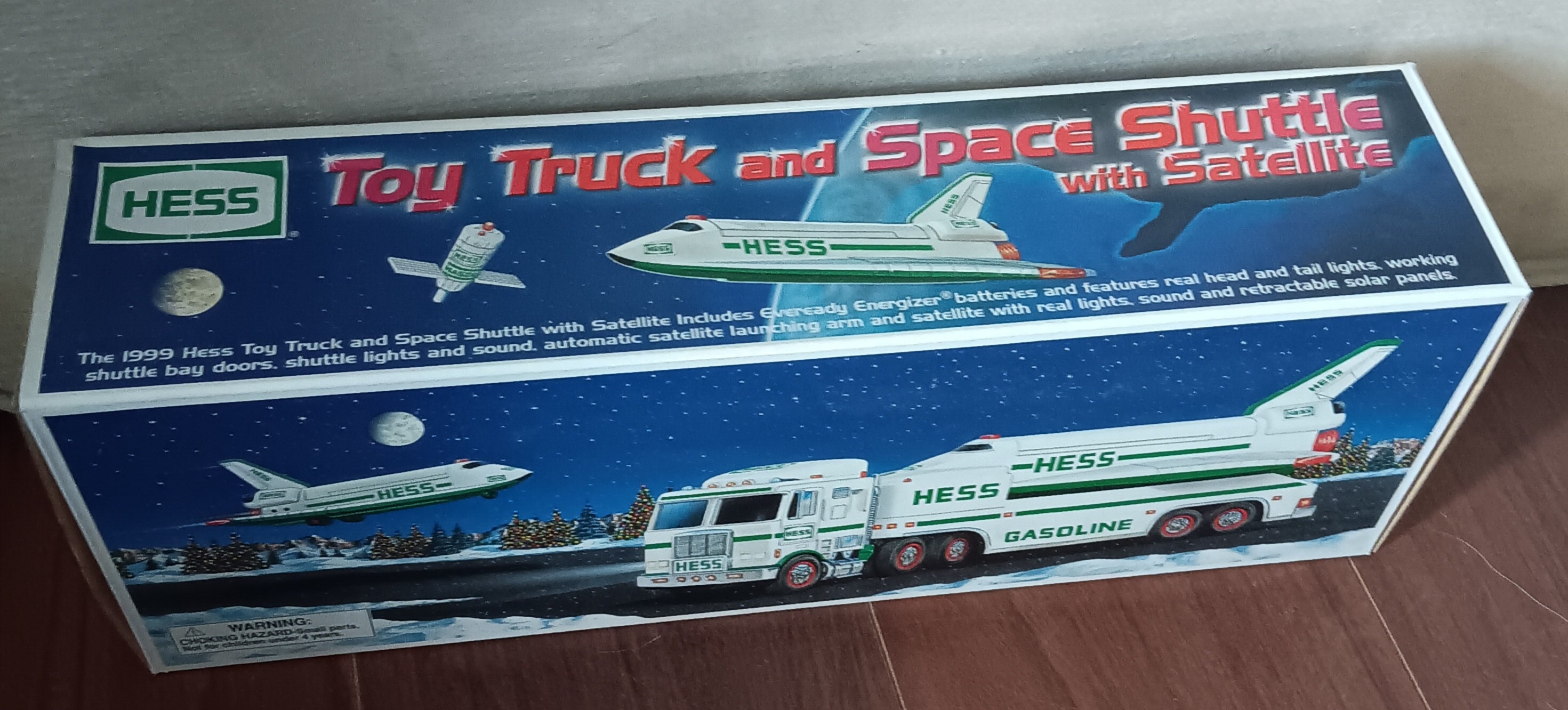 1999 Hess Toy Truck and Space Shuttle With Satellite in Excellent ...