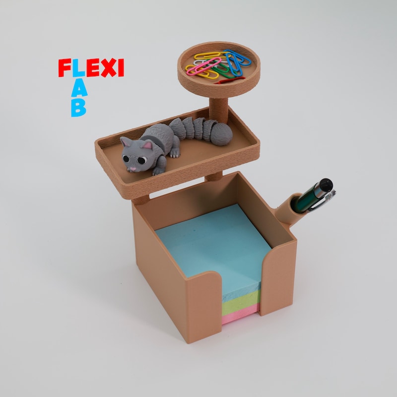 Post It Note Holder Stl 3d Print File - Etsy