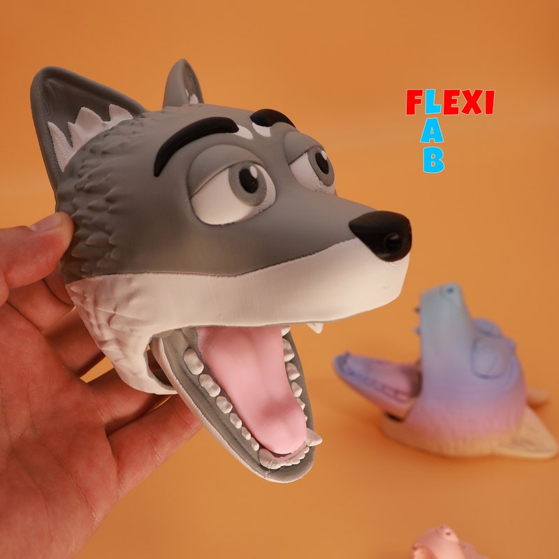 Wolf Hand Puppet - Etsy