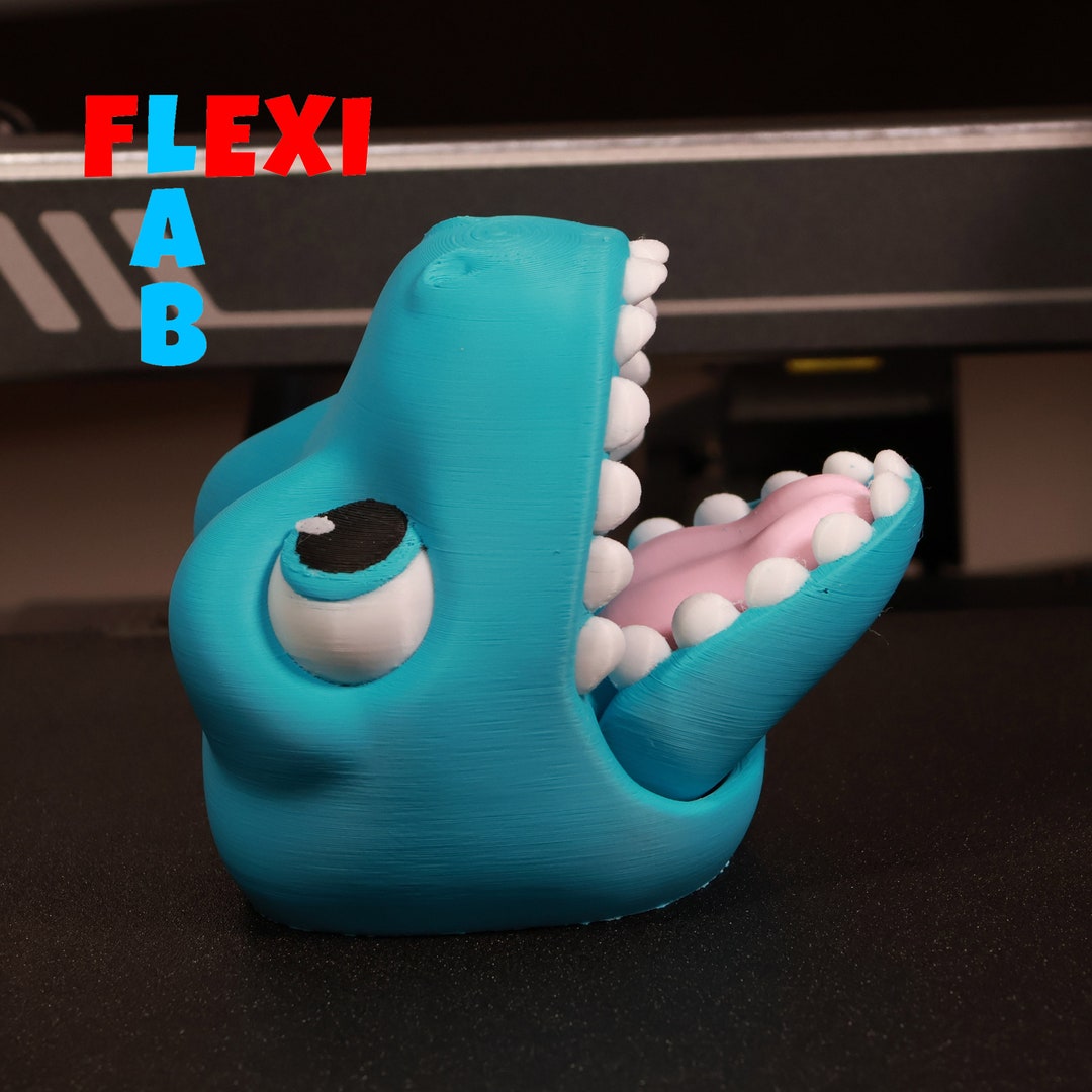 Rex Movable Hand Puppet Marionette Dino T-rex 3D Print File STL - Flexi ...