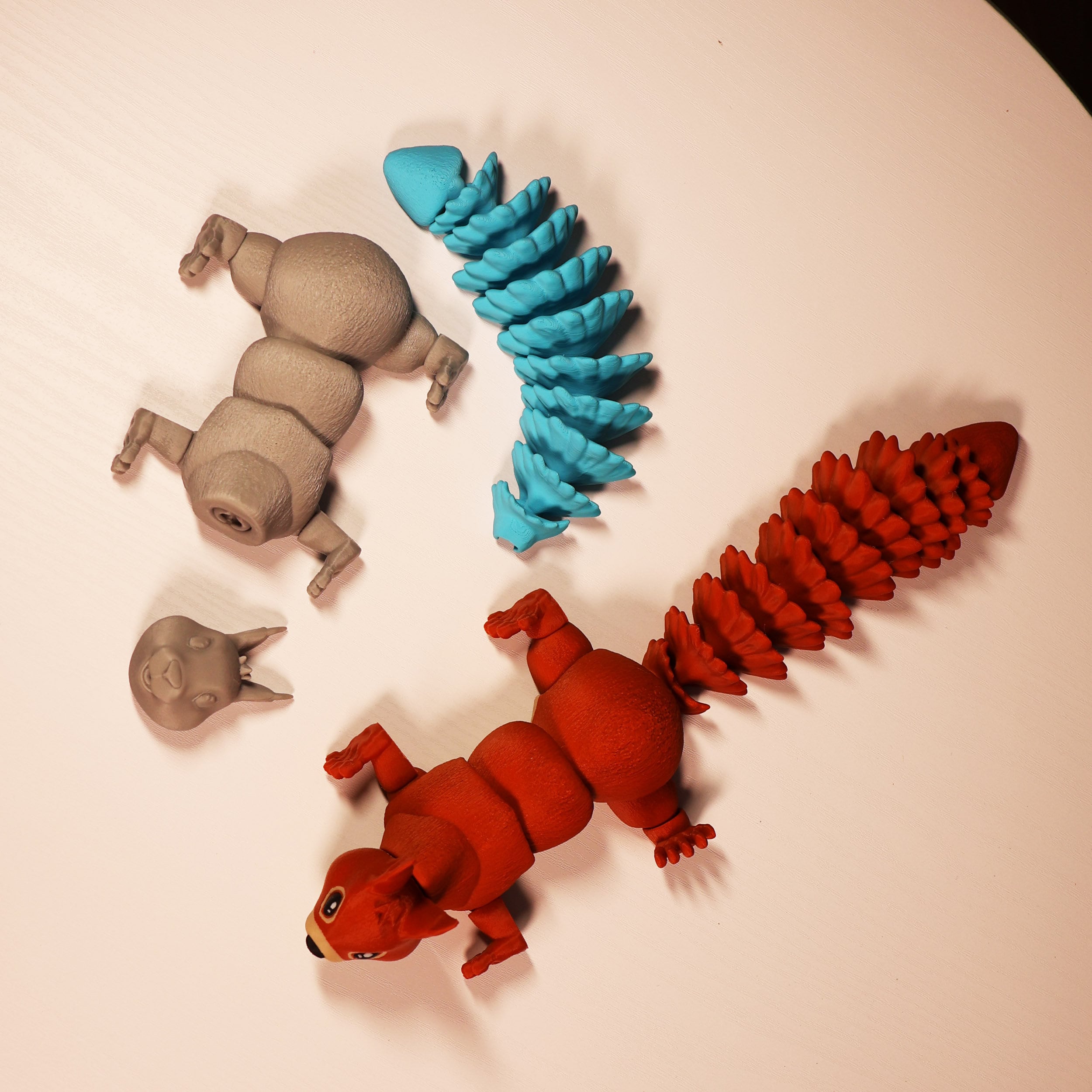 Movable Squirrel for 3D Printing as STL File - Flexilab - Etsy UK