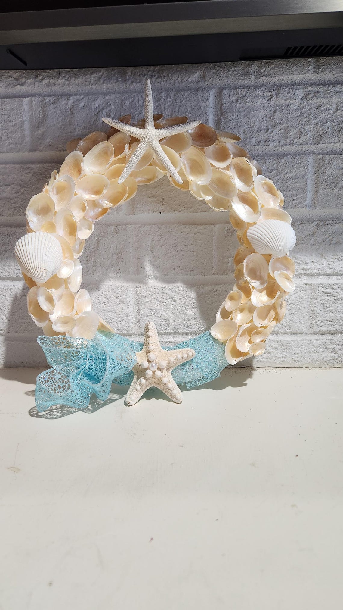 Jingle Shell Wreath- 12 Inches - Etsy
