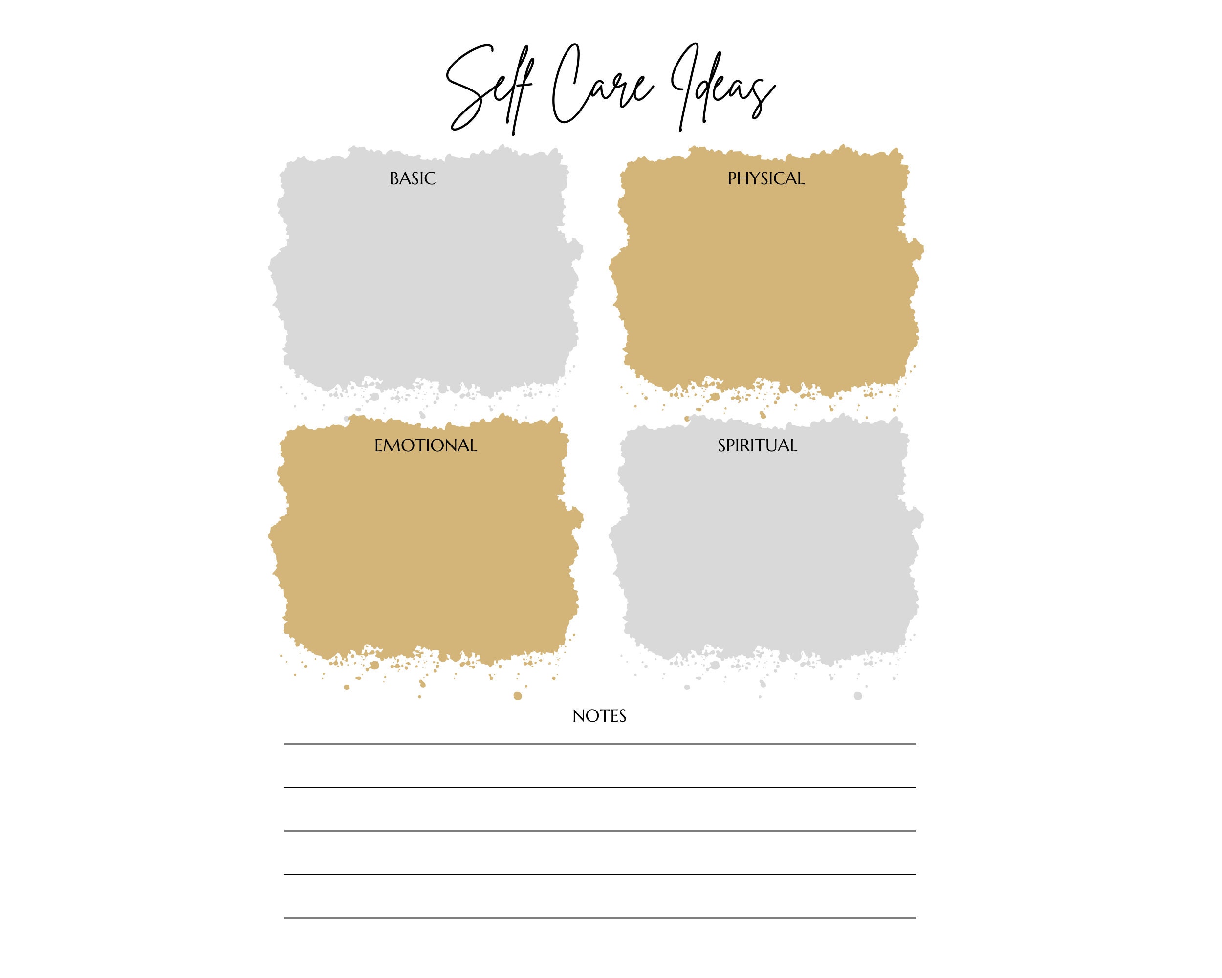 Ultimate Self Care Journal, Mood Habit Tracker, Therapy Worksheets ...