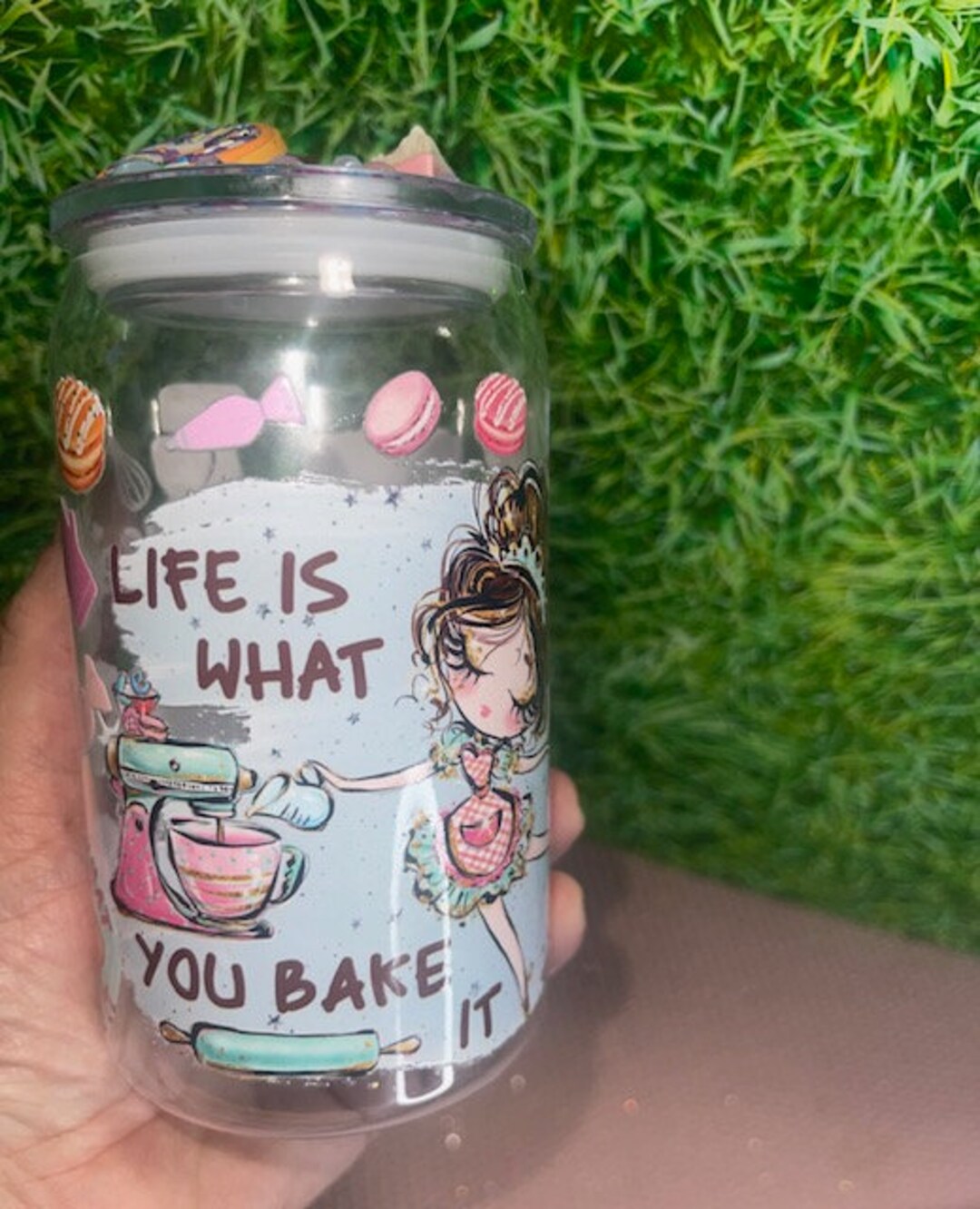 Life is What You Bake Plastic Libbey Cup - Etsy