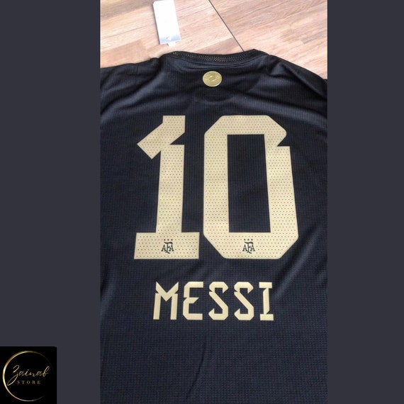 Lionel Messi Golden Bisht Soccer Jersey, Messi Specia… - Gem