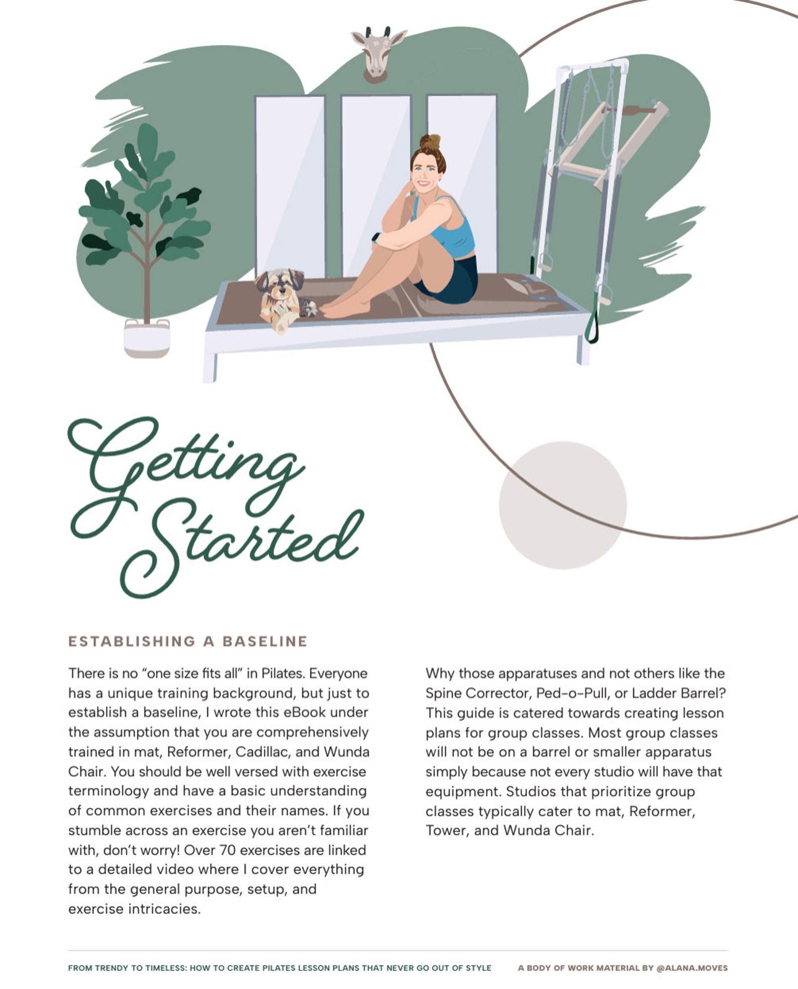 Pilates Lesson Planning Guide - Etsy