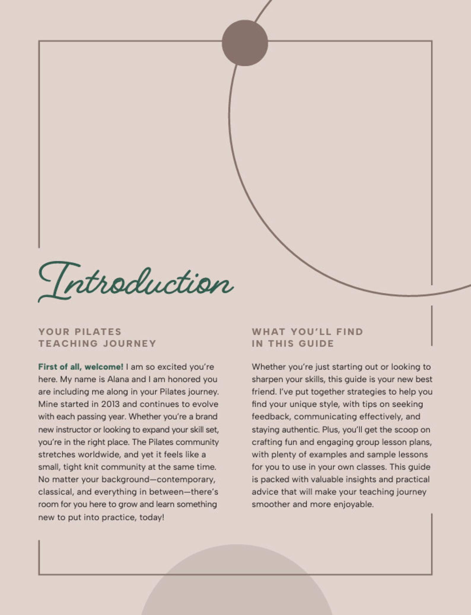 Pilates Lesson Planning Guide - Etsy