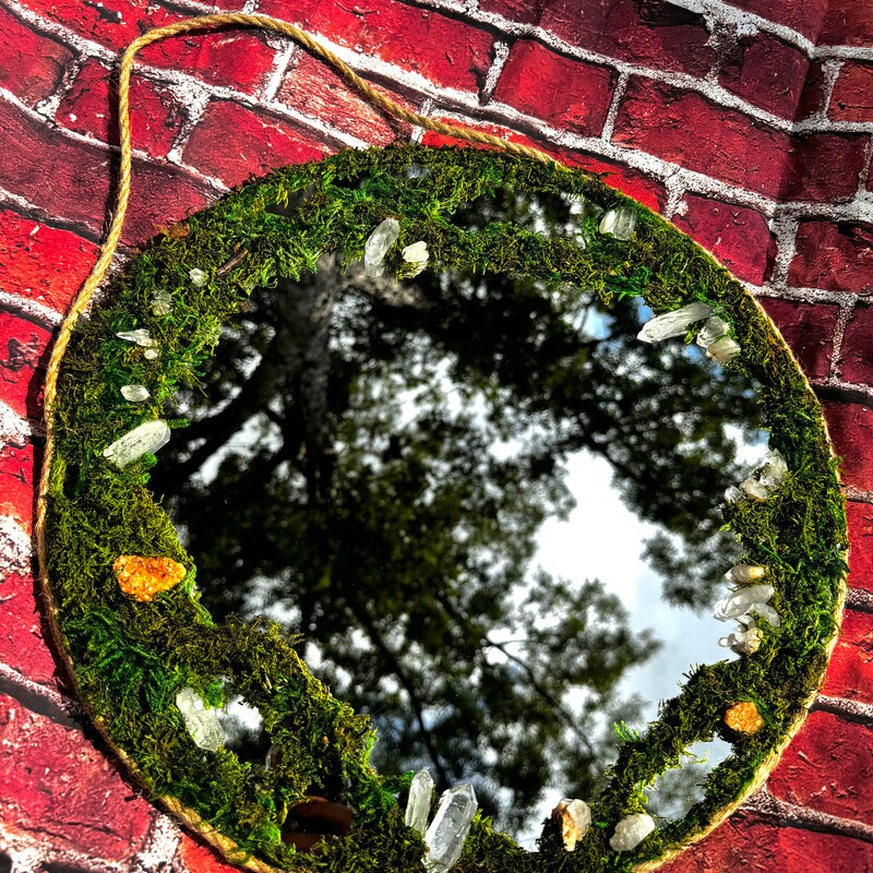 Moss Mirror - Etsy