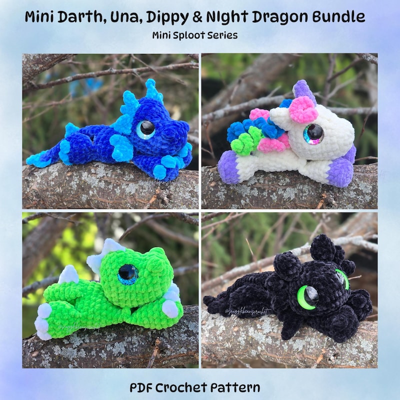 Dragon Crochet. Pattern - Etsy