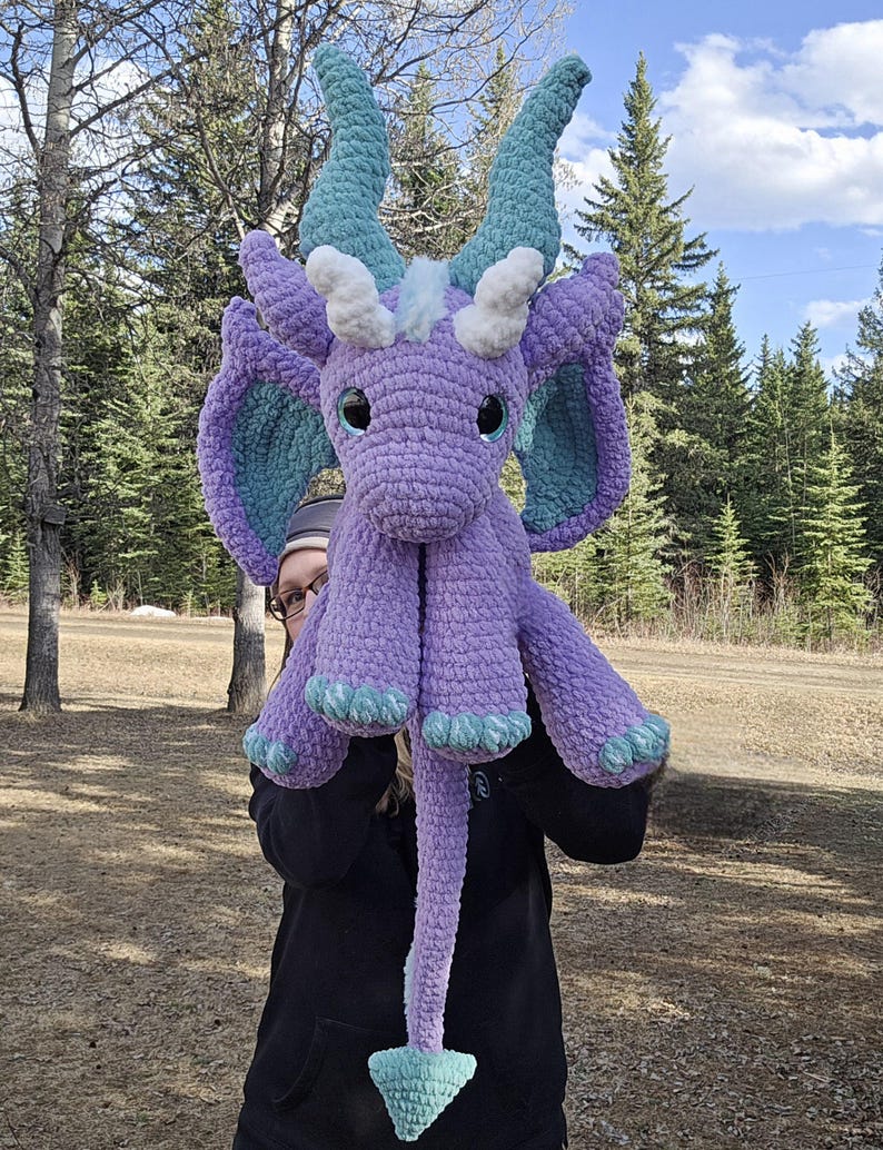 Crochet Wings for Original Snuggle Dragon, Crochet Wings ONLY, PDF ...
