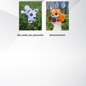 Fen the Fox & Wren the Wolf Crochet Pattern, Crochet Fox Pattern ...