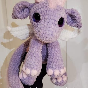 Baby Snuggle Dragon Crochet Pattern PDF, Crochet Dragon PATTERN ...