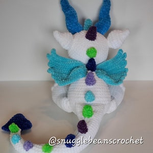 Snuggle Dragon Crochet Pattern, Original Snuggle Dragon, Crochet Dragon ...