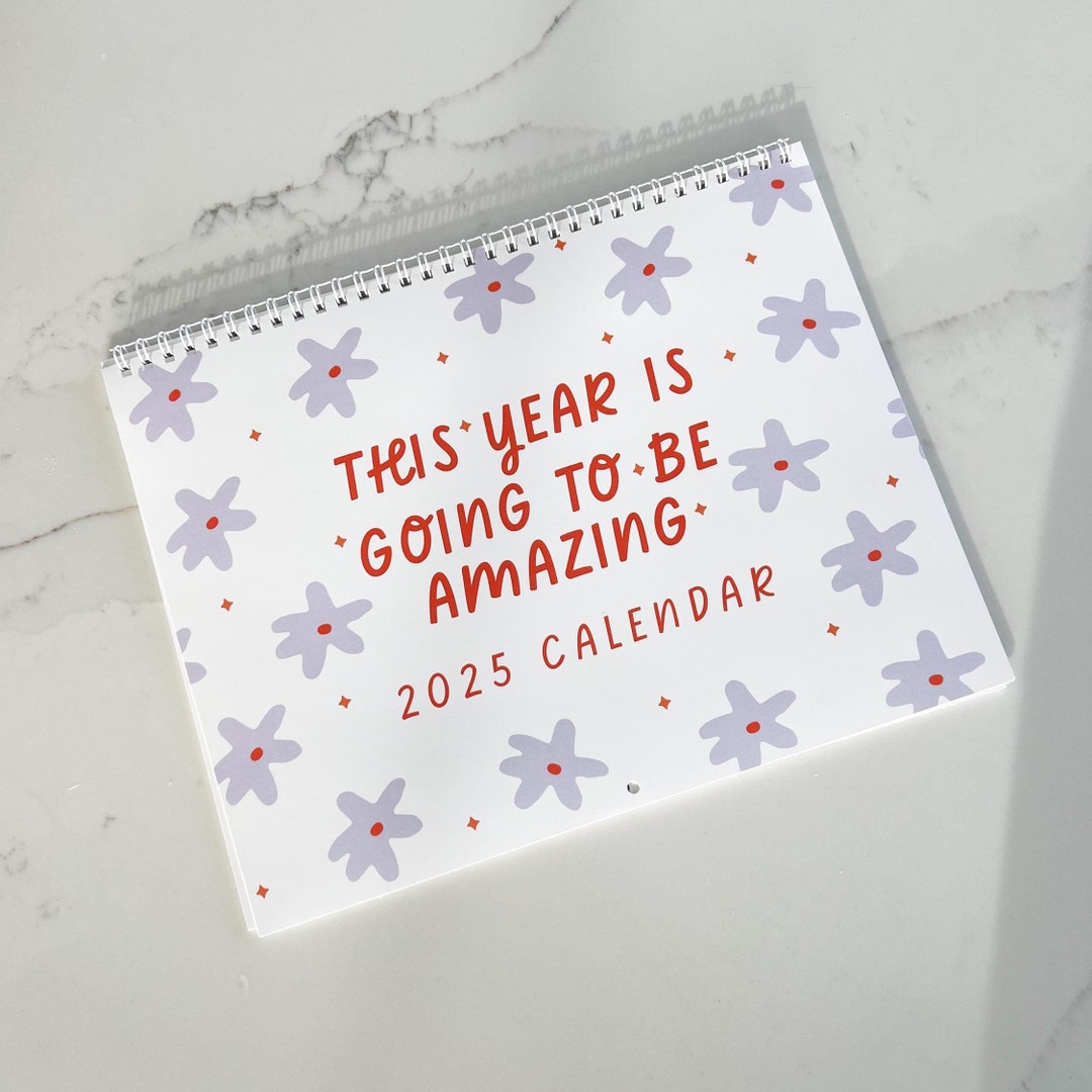 2025 Wall Calendar Motivational Quotes Monthly Calendar for Office Wall ...