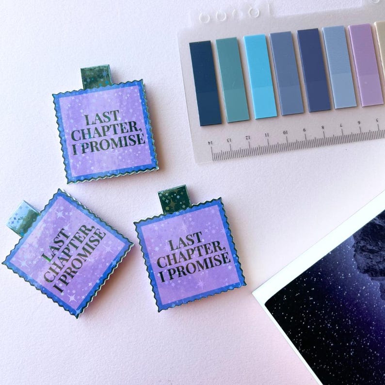 Magnetic Bookmark Cute Bookmark for Book Lovers Gift Holographic ...