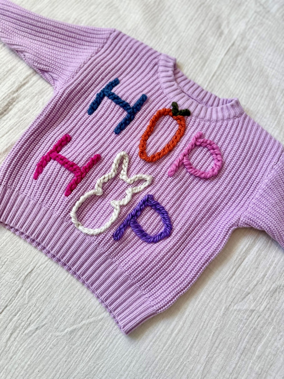 Easter Bunny Sweater | Easter Outfit | Easter Sweater | Baby Girl ...