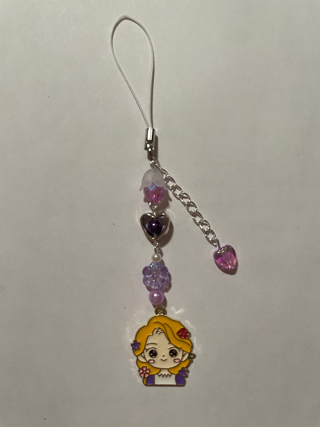 Princess Rapunzel Snow White | Phone Charm | Strap | Keychain | Y2k - Etsy