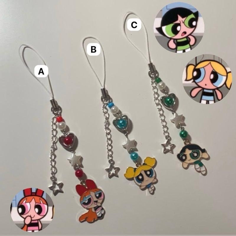 Powerpuff Girls Keychain - Etsy