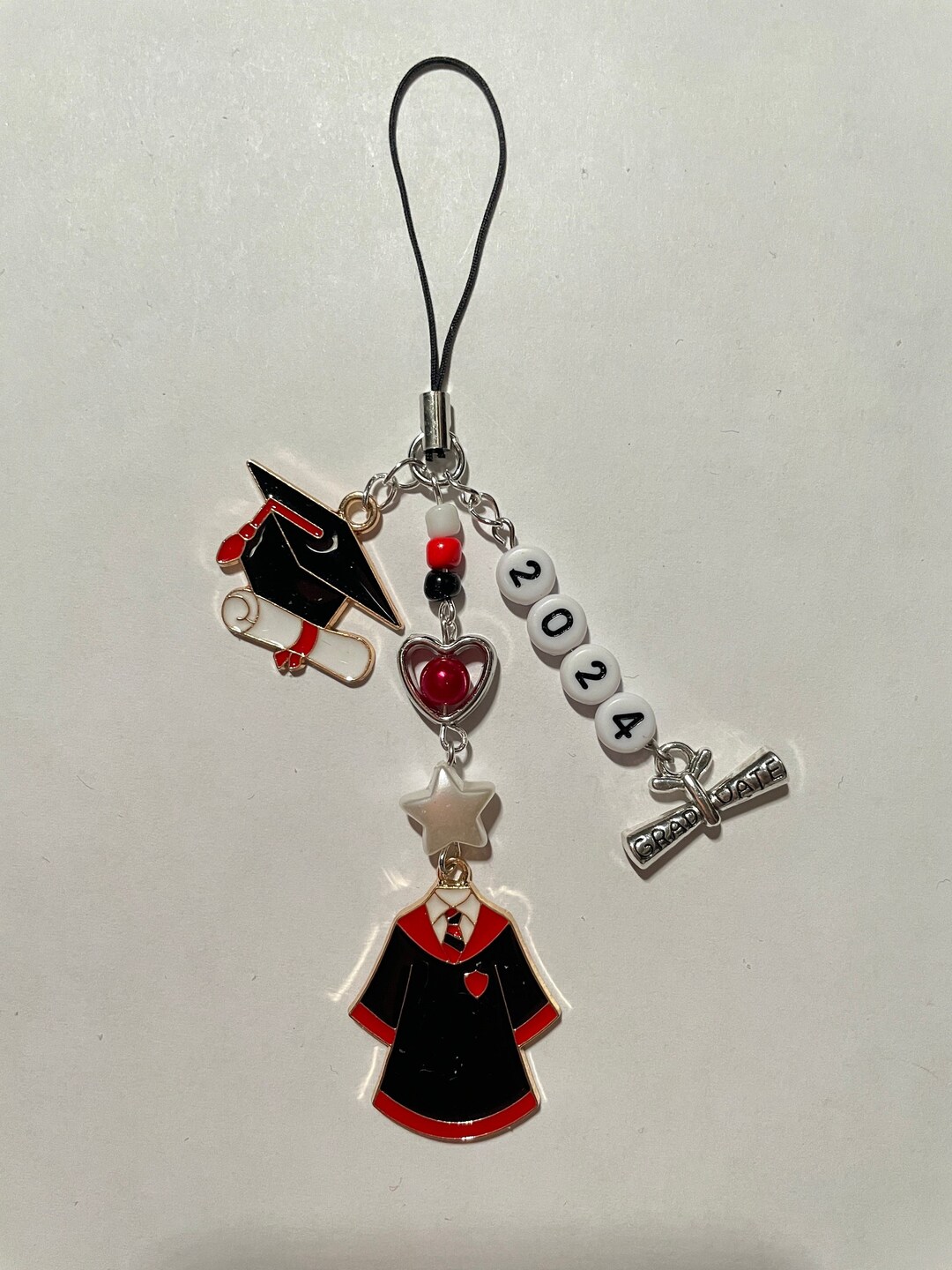 Graduation X Harry Potter Phone Charm | Graduation Hat Charm - Etsy