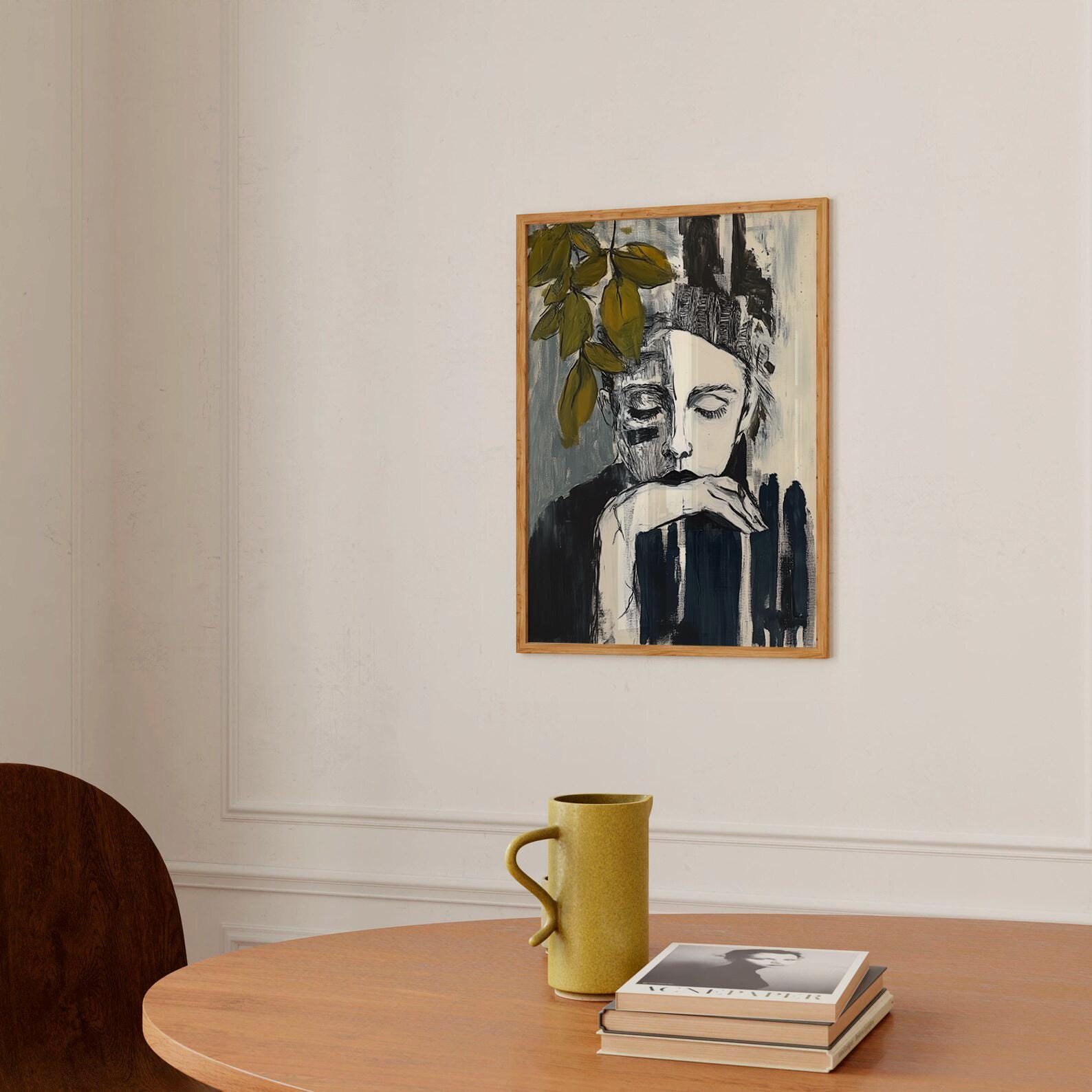 Abstract People Art Print: Trendy Figurative Poster (digital Download ...