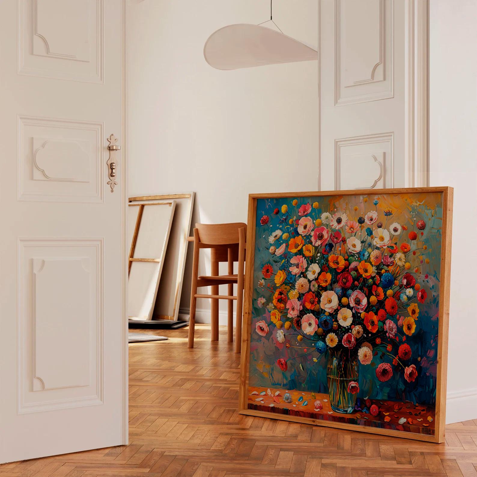 Kandinsky Inspired, Colourful, Flowers, Abstract, Printable Wall Art ...