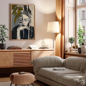 Abstract People Art Print: Trendy Figurative Poster (digital Download ...