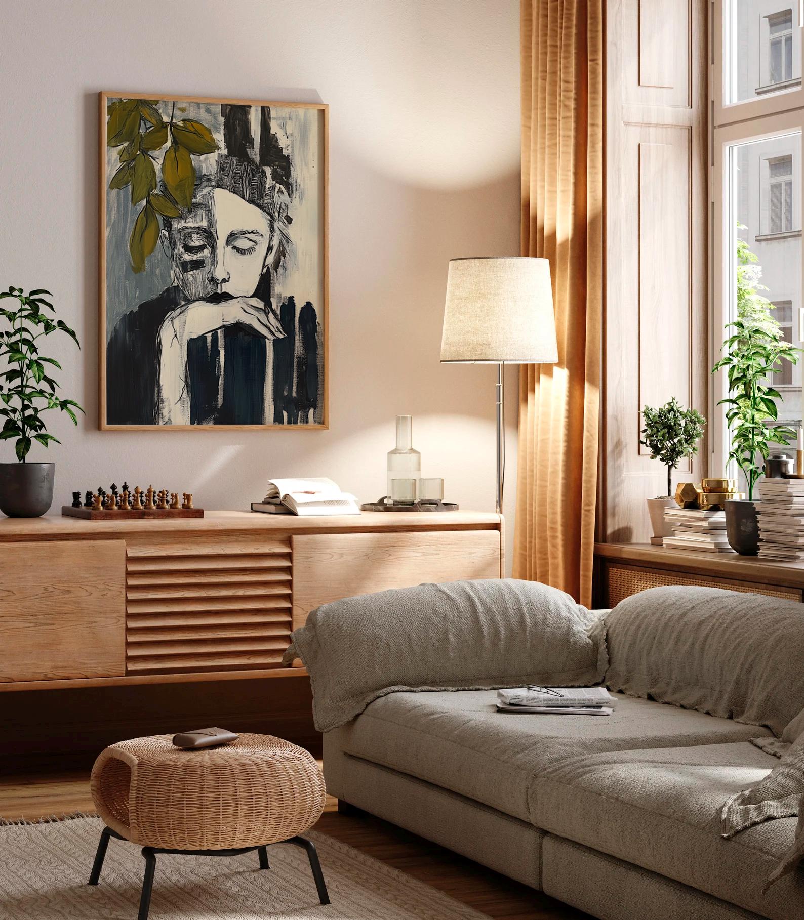 Abstract People Art Print: Trendy Figurative Poster (digital Download ...