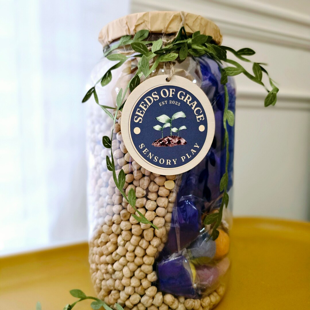 Seeds of Grace Sensory Play Jar Two by Two noah's Ark Theme - Etsy