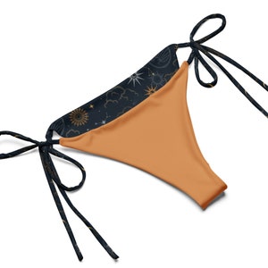 Magical Dark Night String Bikini Set | Recycled Alternative Bikini ...