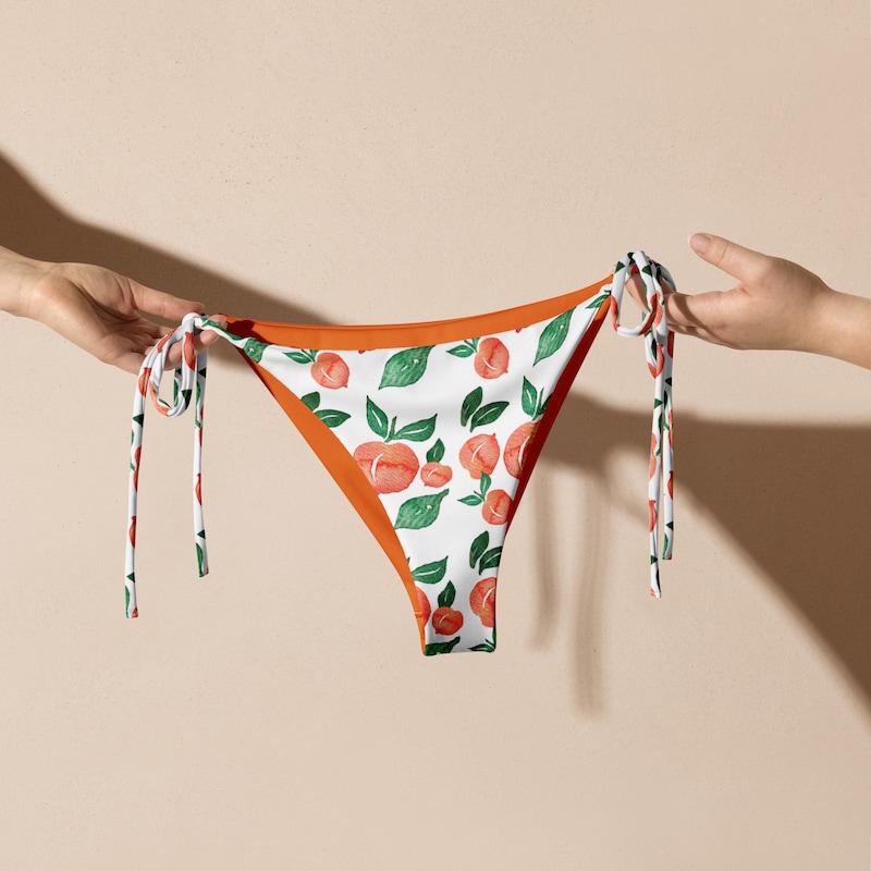 Peach Swimsuit - Etsy