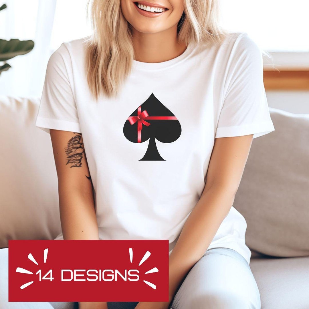 Christmas Holiday QOS Spades Tee - Queen of Spades Swinger Gift for ...