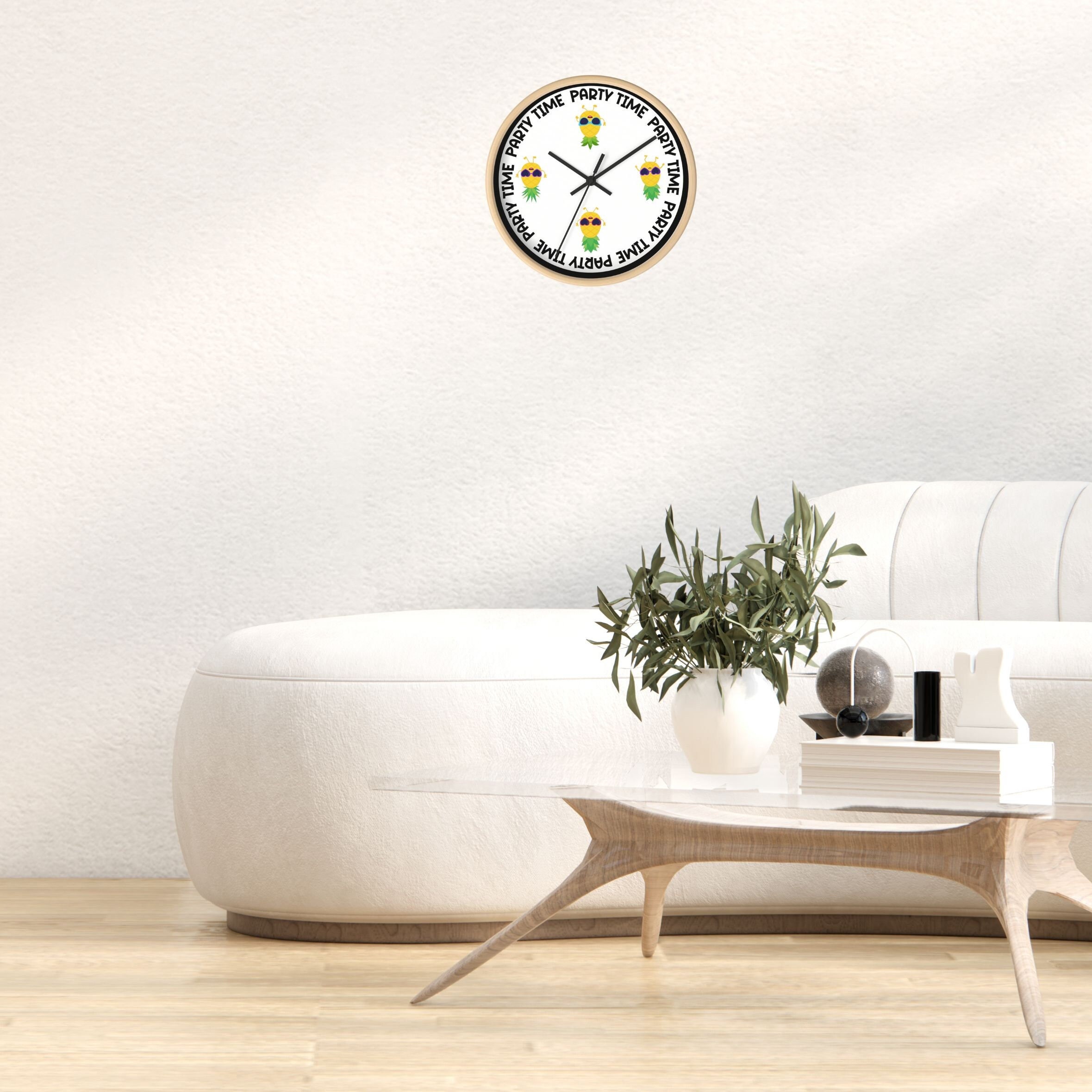 Swinger Decor Upside Down Pineapple Swinger Lifestyle Clock Party Time ...