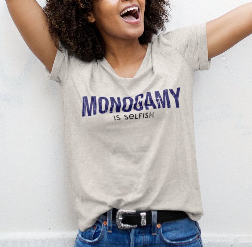 Monogamy is Selfish Swinger Lifestyle T-shirt Swinger Lifestyle ...