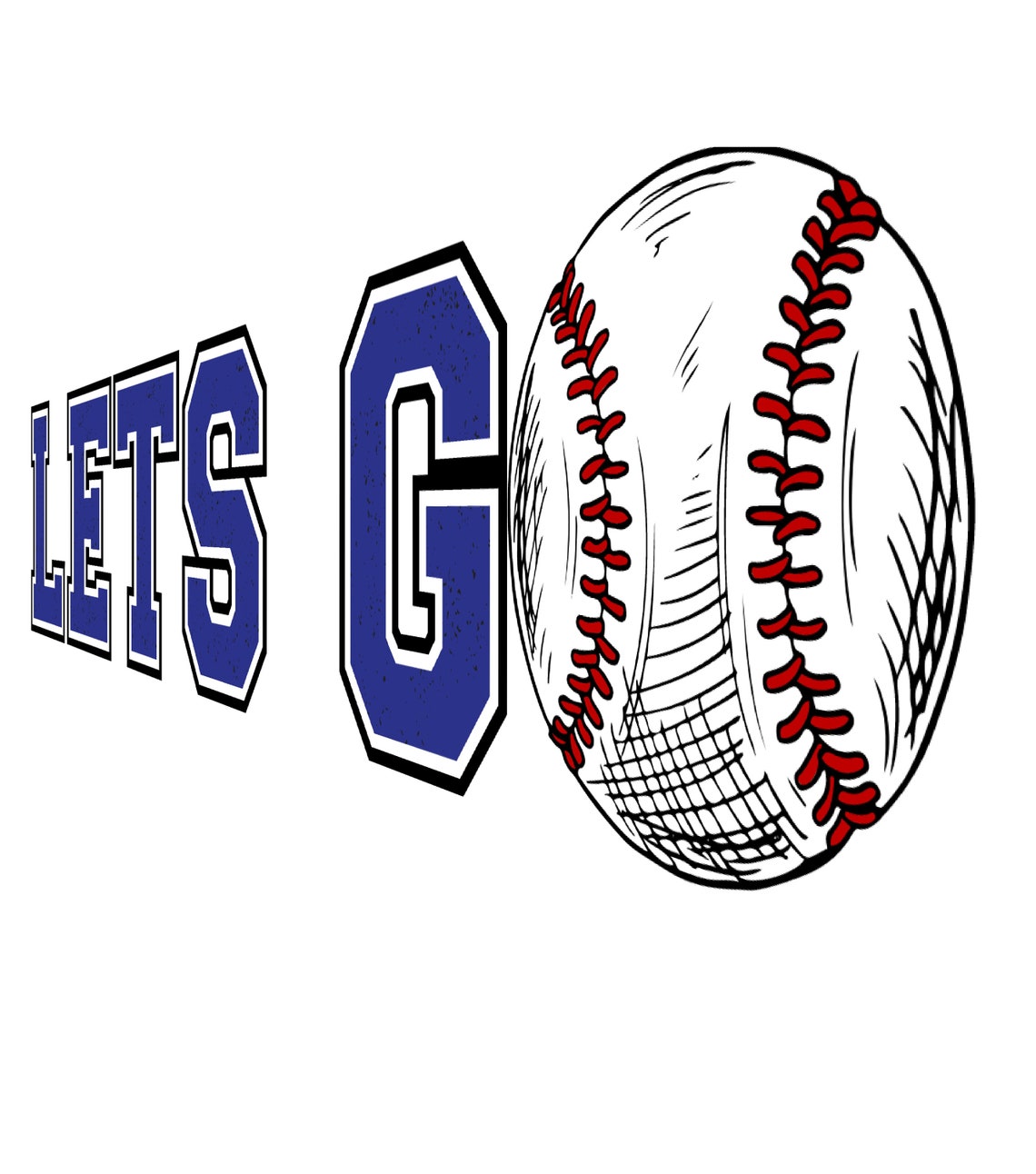 Let's Go Baseball Tshirt Baseball, Let's Go, Grungey Baseball Shirt ...