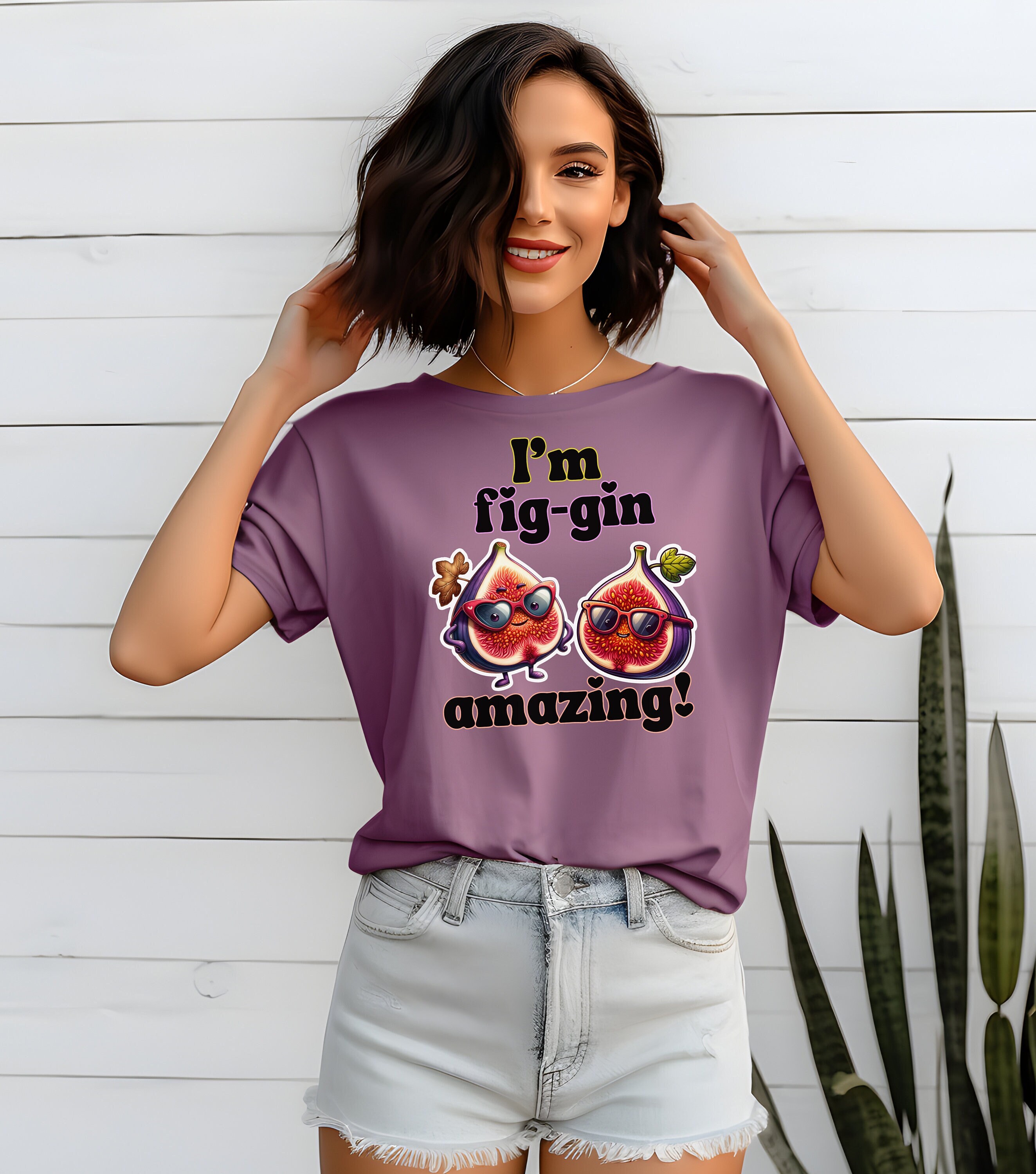 I'm Fig-gin Amazing T-shirt Cute Figs Design Fig Lover Gift Berry - Etsy