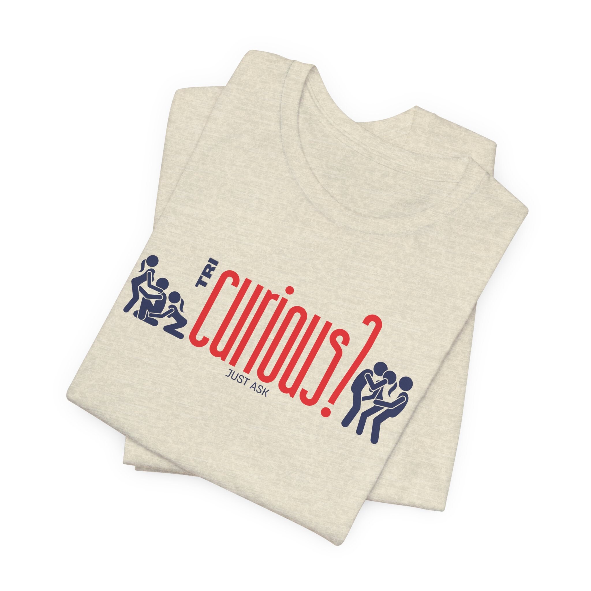 Swinger Lifestyle Clothing Tri Curious Sexy Tshirt for Hot Wife Open ...