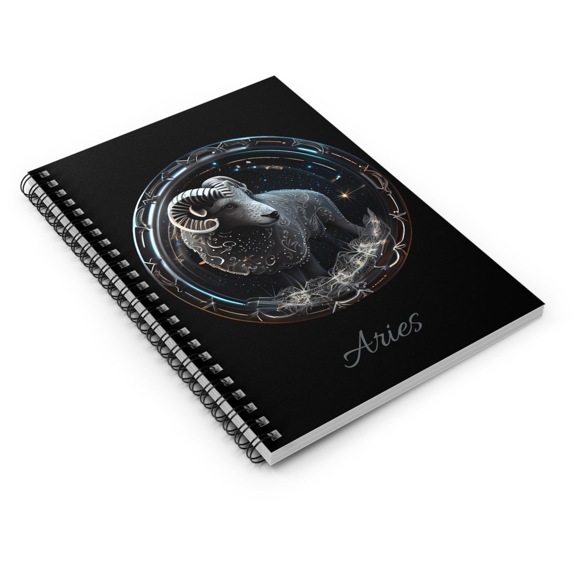 Aries Journal // Zodiac Notebook // Aries Sign Zodiac Sign Watercolor ...