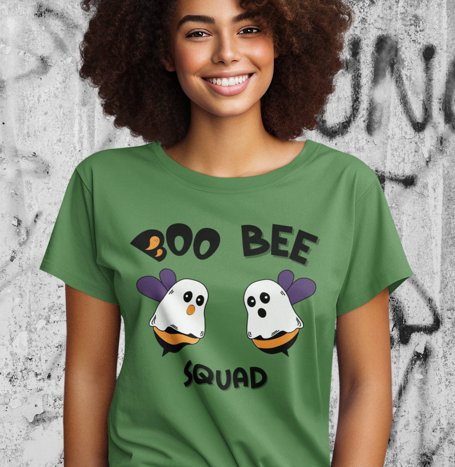 Boo Bees Halloween Ghost Boobies Tshirts Halloween Matching Boobee Squad Tees Cute Halloween ...