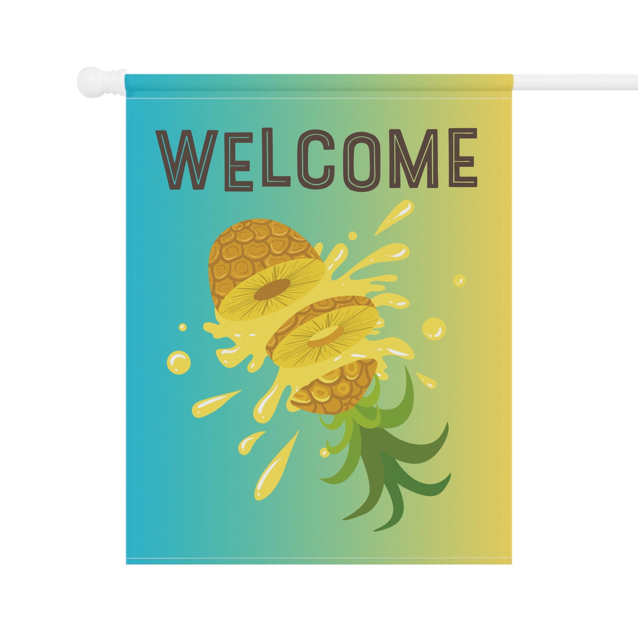 Swinger Lifestyle Upside Down Pineapple Garden & House Banner Flag Open ...