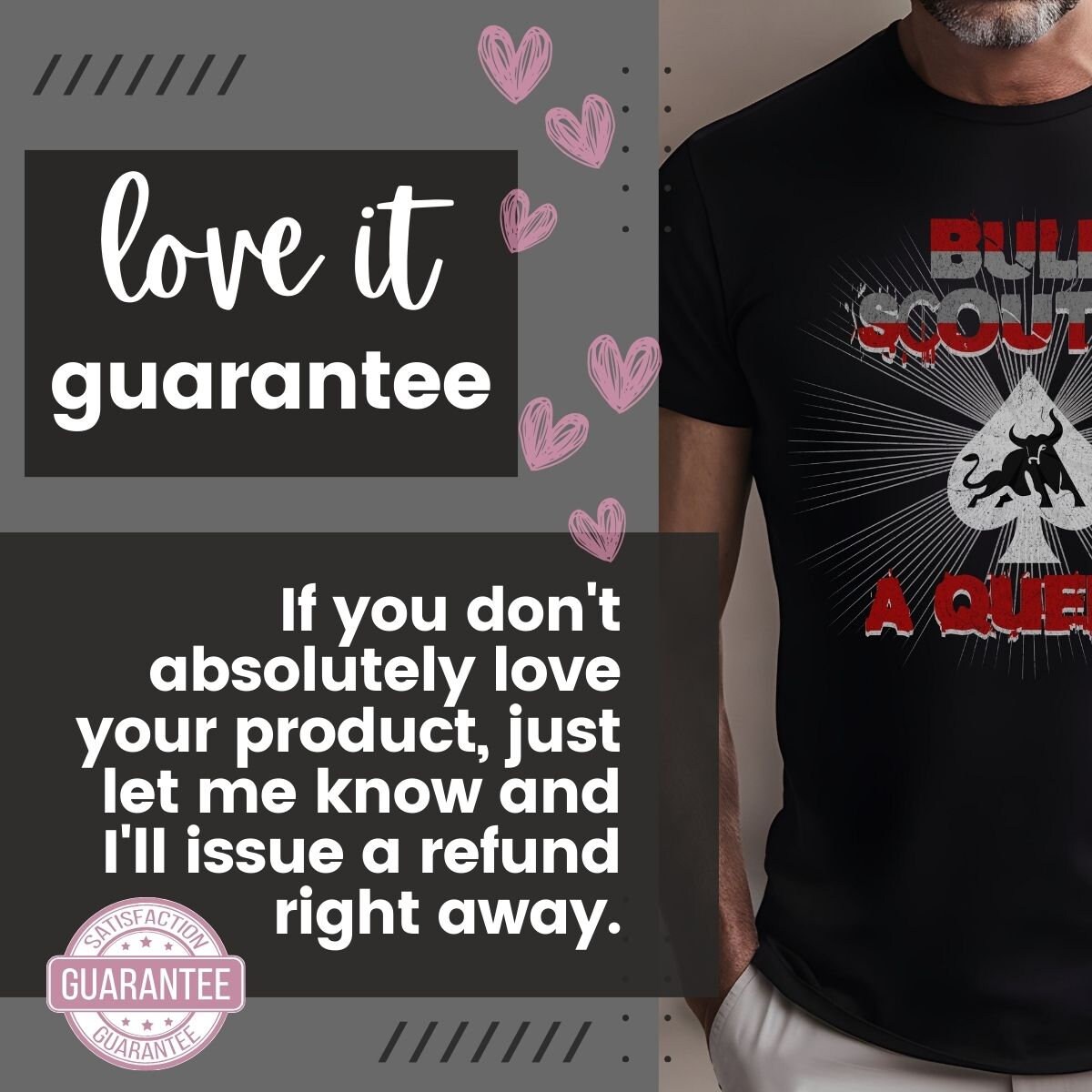 Bull and Queen of Spades T-shirt Perfect Gift for Swinger Bull Looking ...