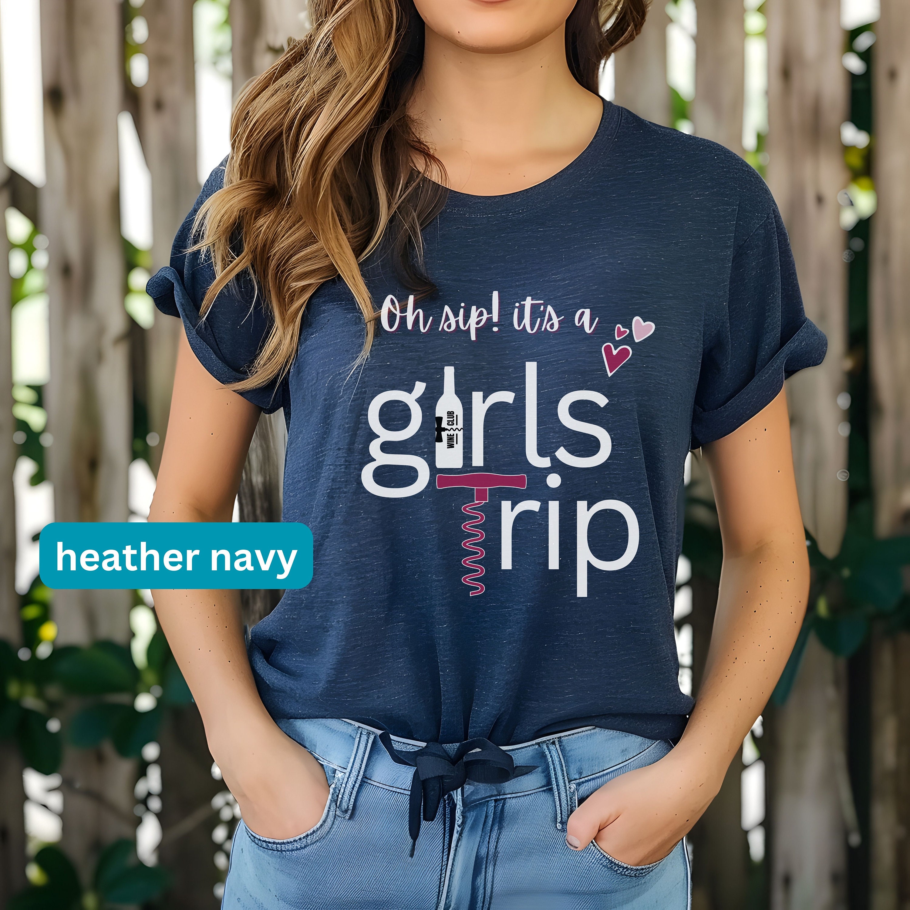 Girls Trip 2024 Girls Wine Trip 2024 Girls Trip T-shirt Girls Weekend Shirt Matching Shirts ...