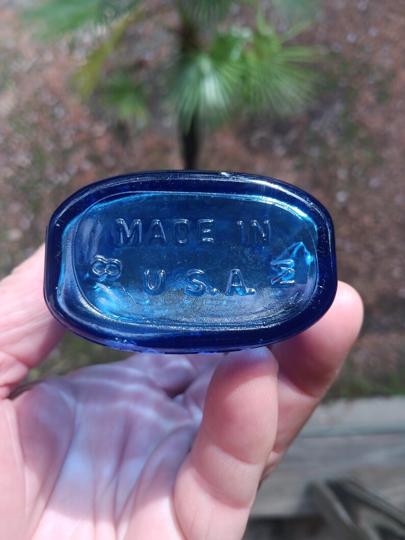 Vintage Cobalt Blue Milk of Magnesia - Etsy