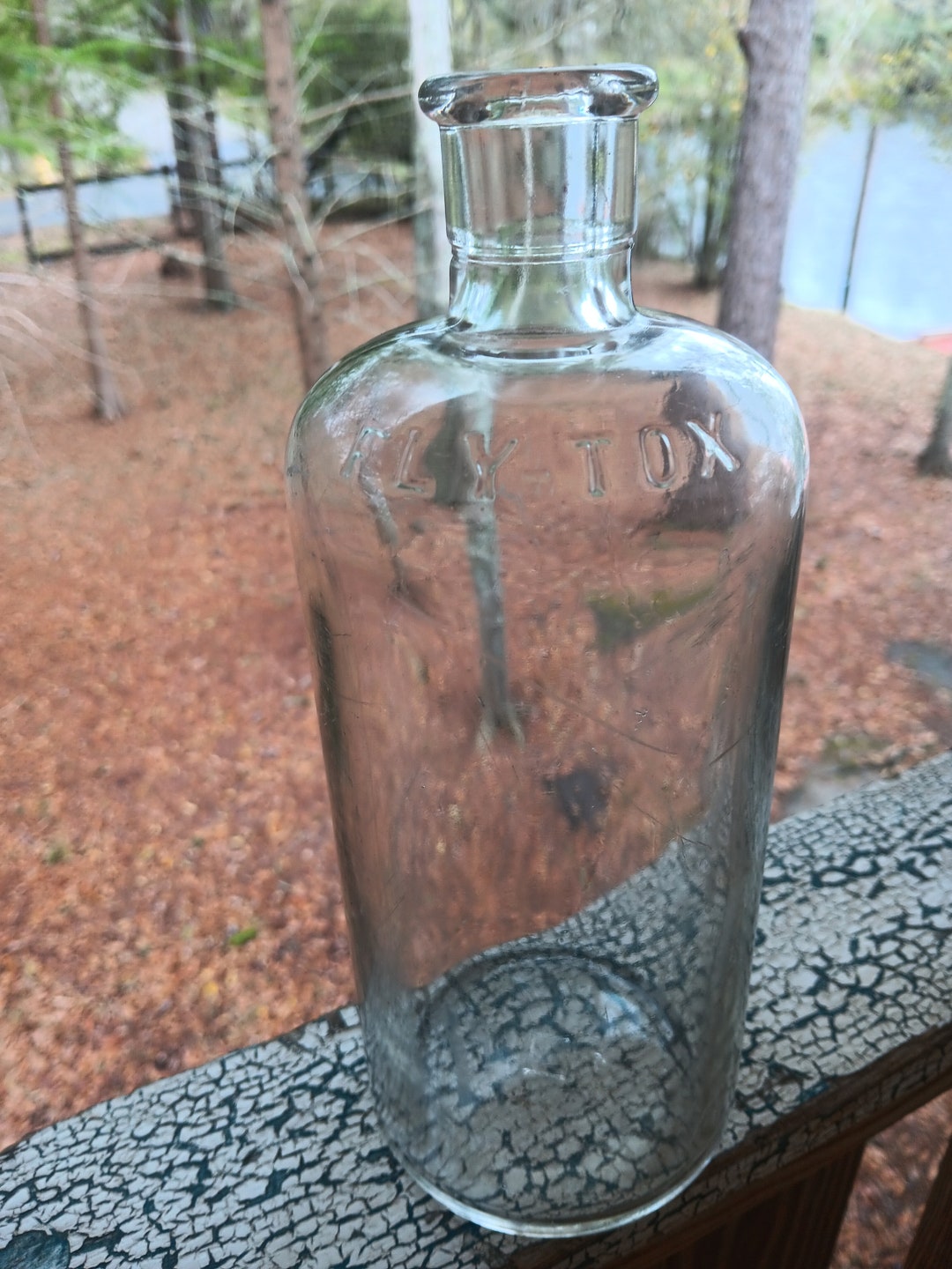Sale ! Vintage FLY-TOX Bottle - Etsy