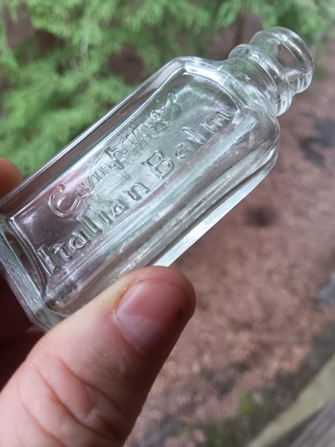 Antique Campana’s Italian Balm Bottle - Etsy