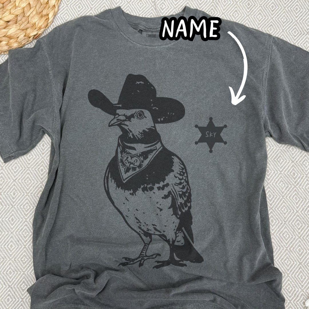 Custom Pigeon Shirt – Add Your Pigeon's Name! Unique Gift for Pigeon ...