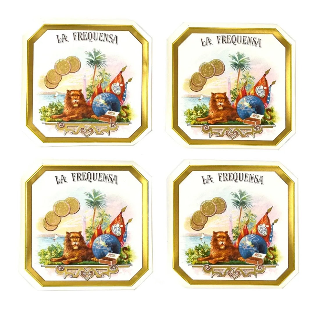 Four Early 1900's Unused Frequensa Gold Embossed Cigar Box Labels - Etsy