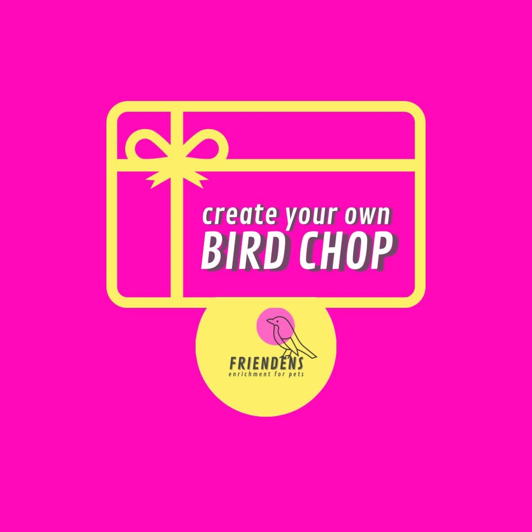 Custom Bird Chop: Design Your Own Nutritious Blend Thoughtful Gift for ...