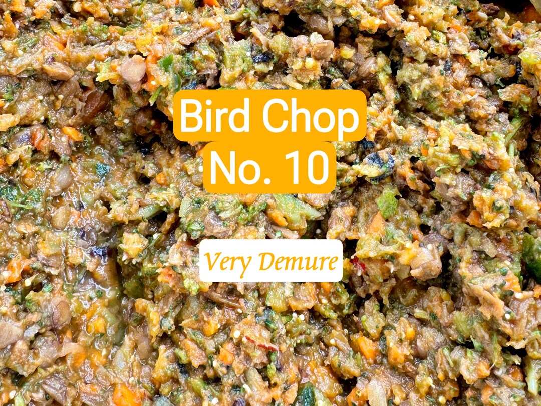 Bird Chop No. 10 Very Demure Freeze-dried Meal for Pets - Etsy
