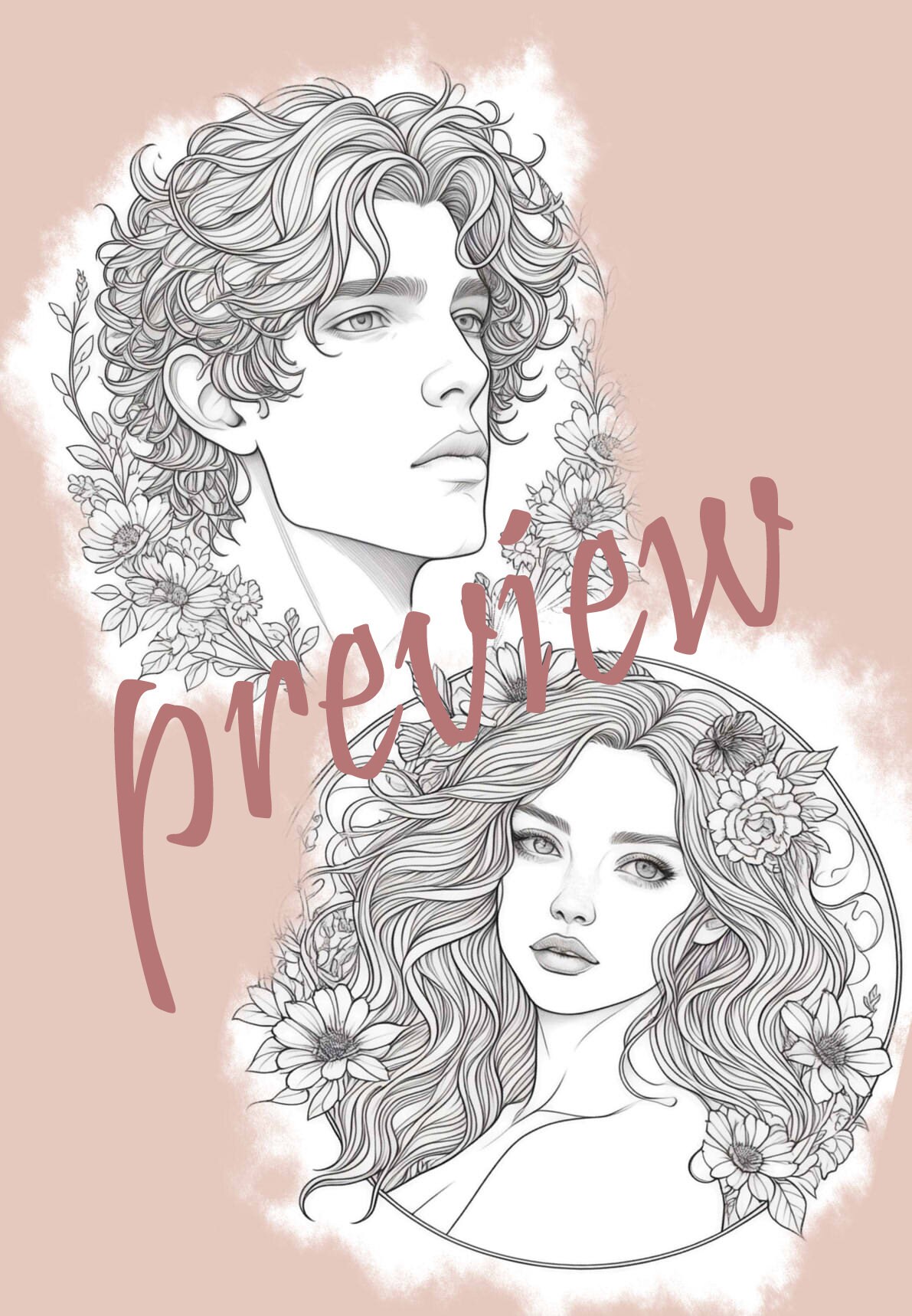 23 Fae and Dark Fae Colouring Pages / Printable Fantasy Colouring Book ...